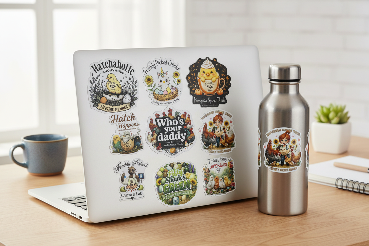 The Peep Pack - Chicken Sticker Set | Freshly Picked Chicks